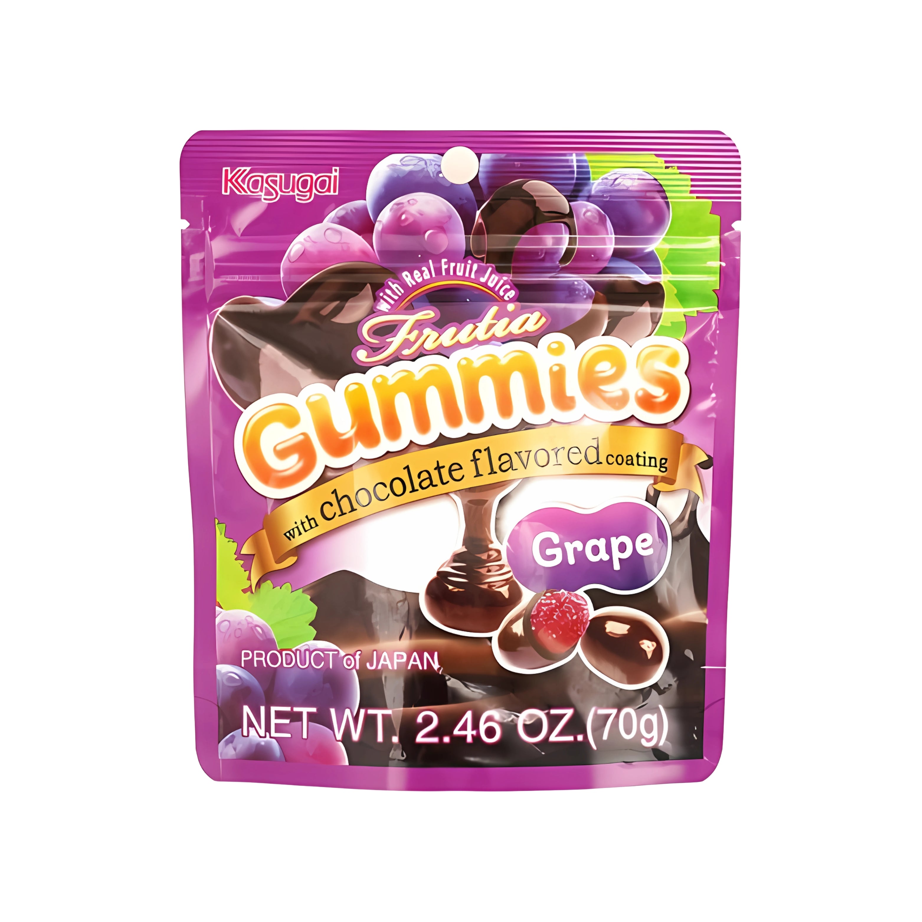 Kasugai Frutia Chocogummy Grape (Japan)
