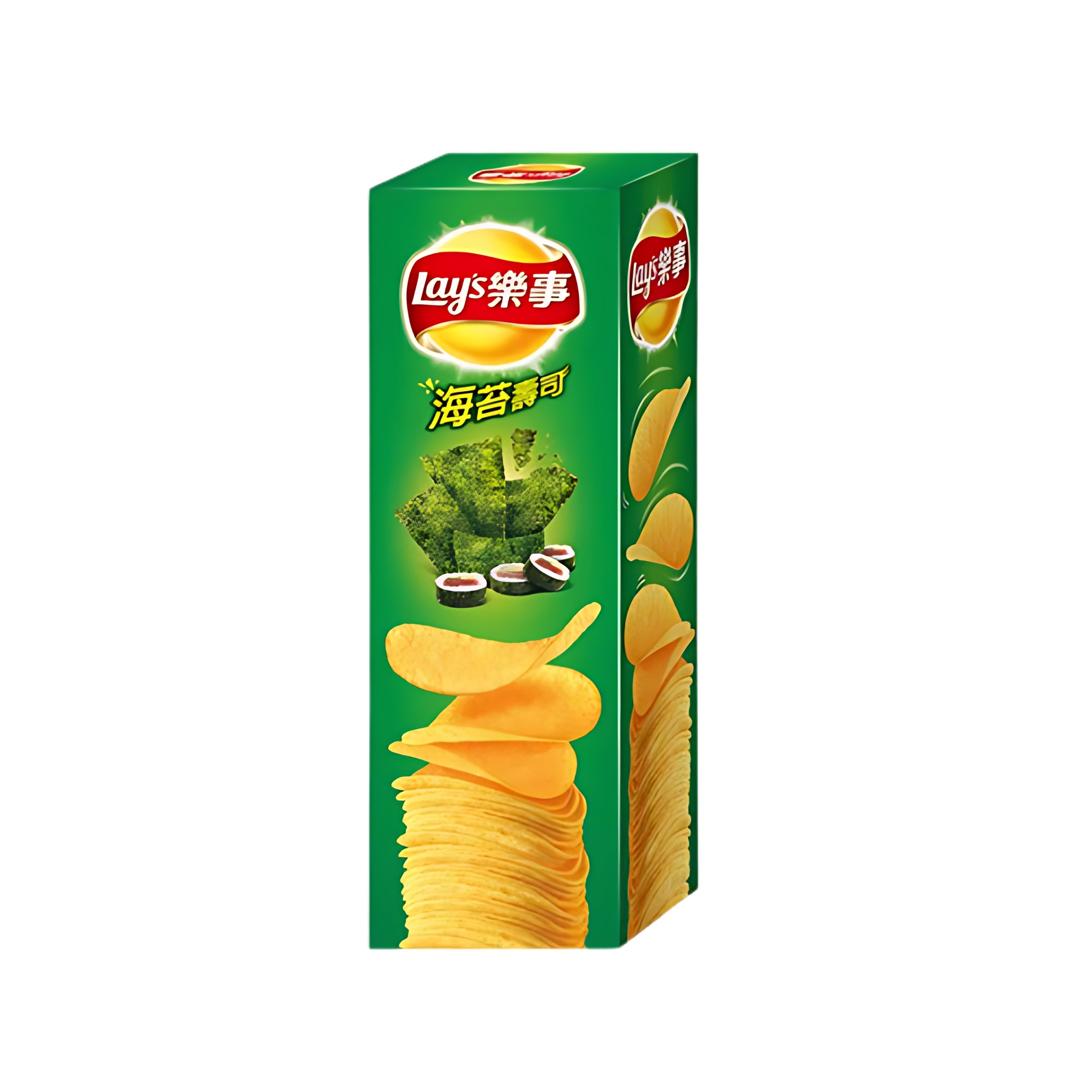 Lay's Stax Potato Chips Seaweed Sushi Flavor (Taiwan)