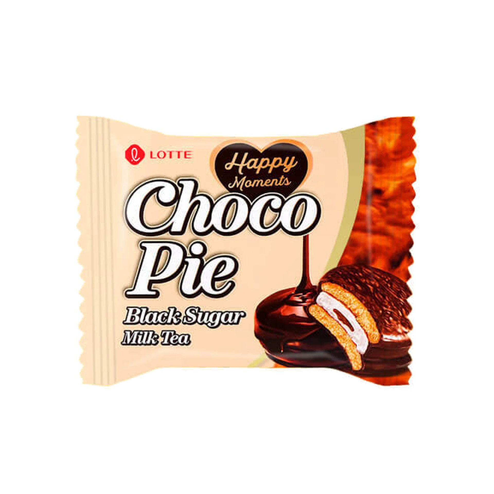 Lotte Choco Pie Black Sugar Milk Tea (Korea)