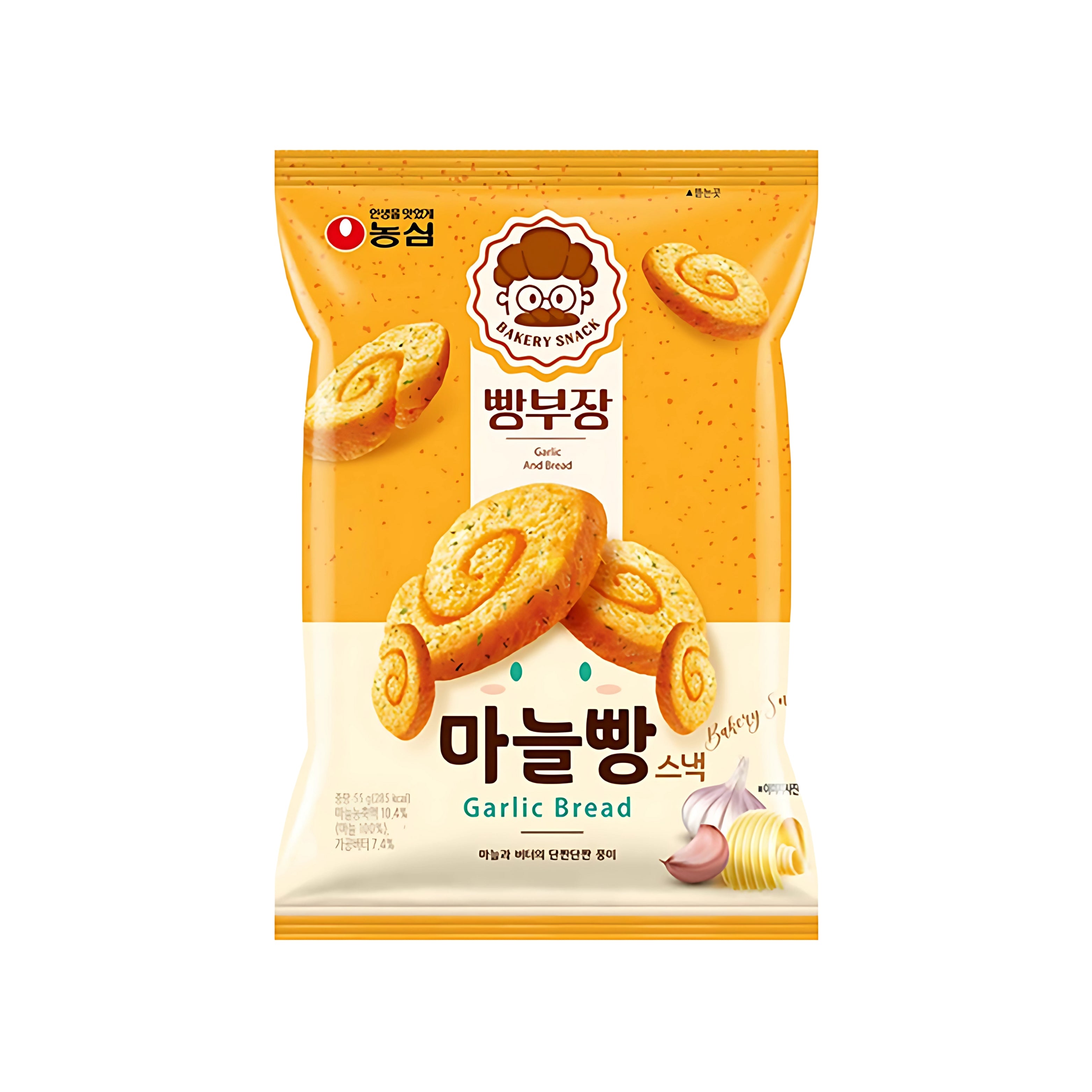 Nongshim Bakery Snack Salt Garlic Bread (Korea)