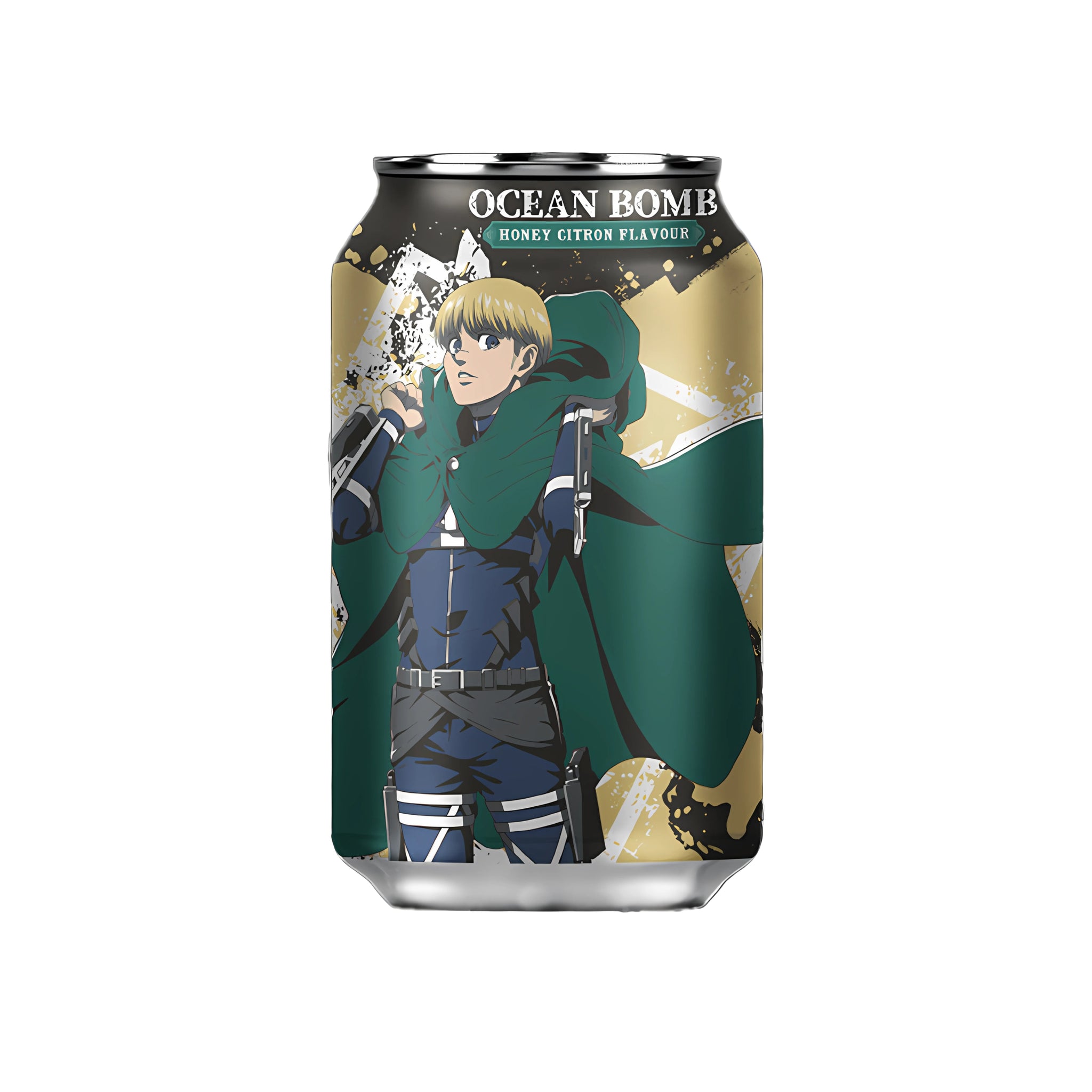 Ocean Bomb Attack on Titan Sparkling Water Honey Citron Flavor (Taiwan