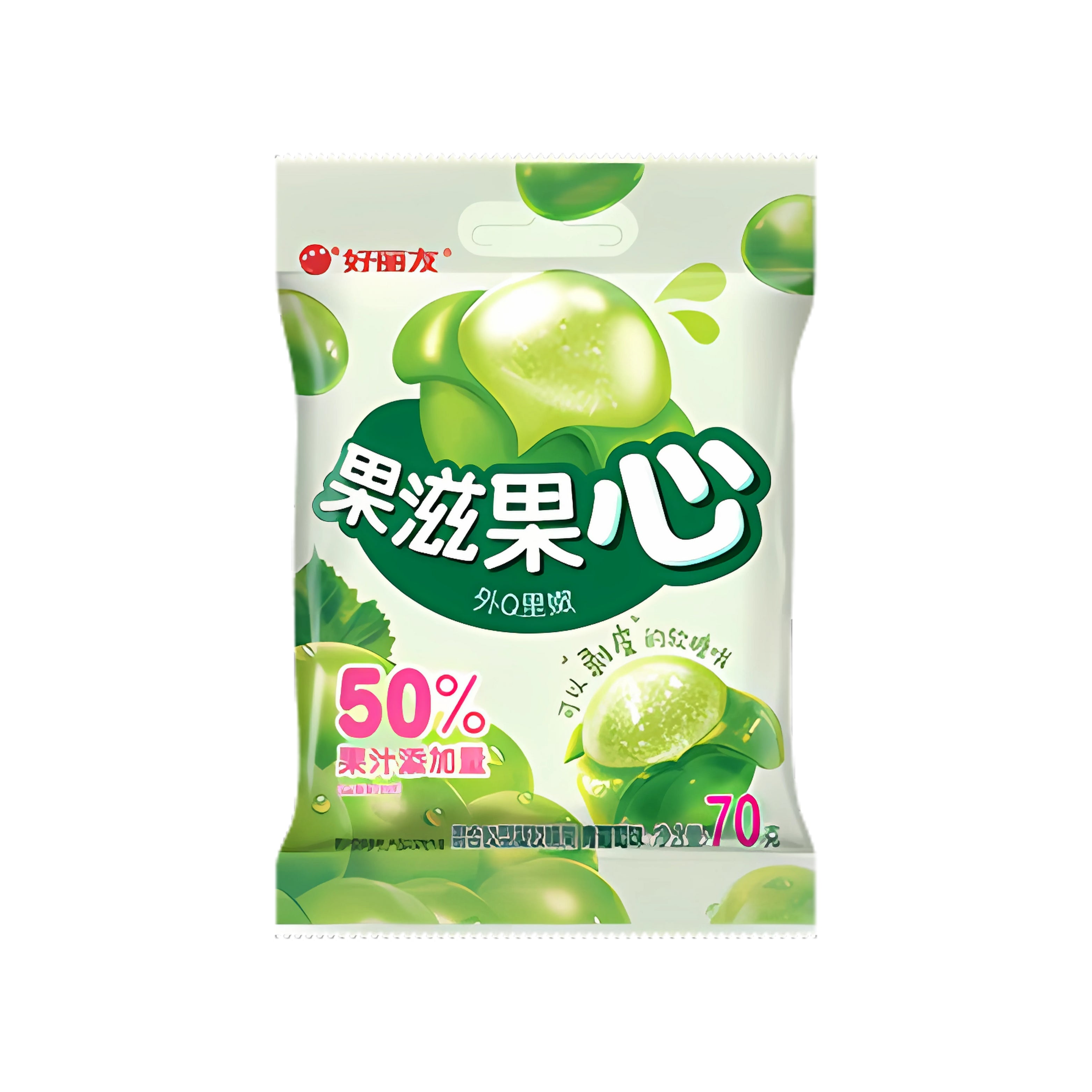 Orion Green Grape Flavored Filled Soft Candy (China)
