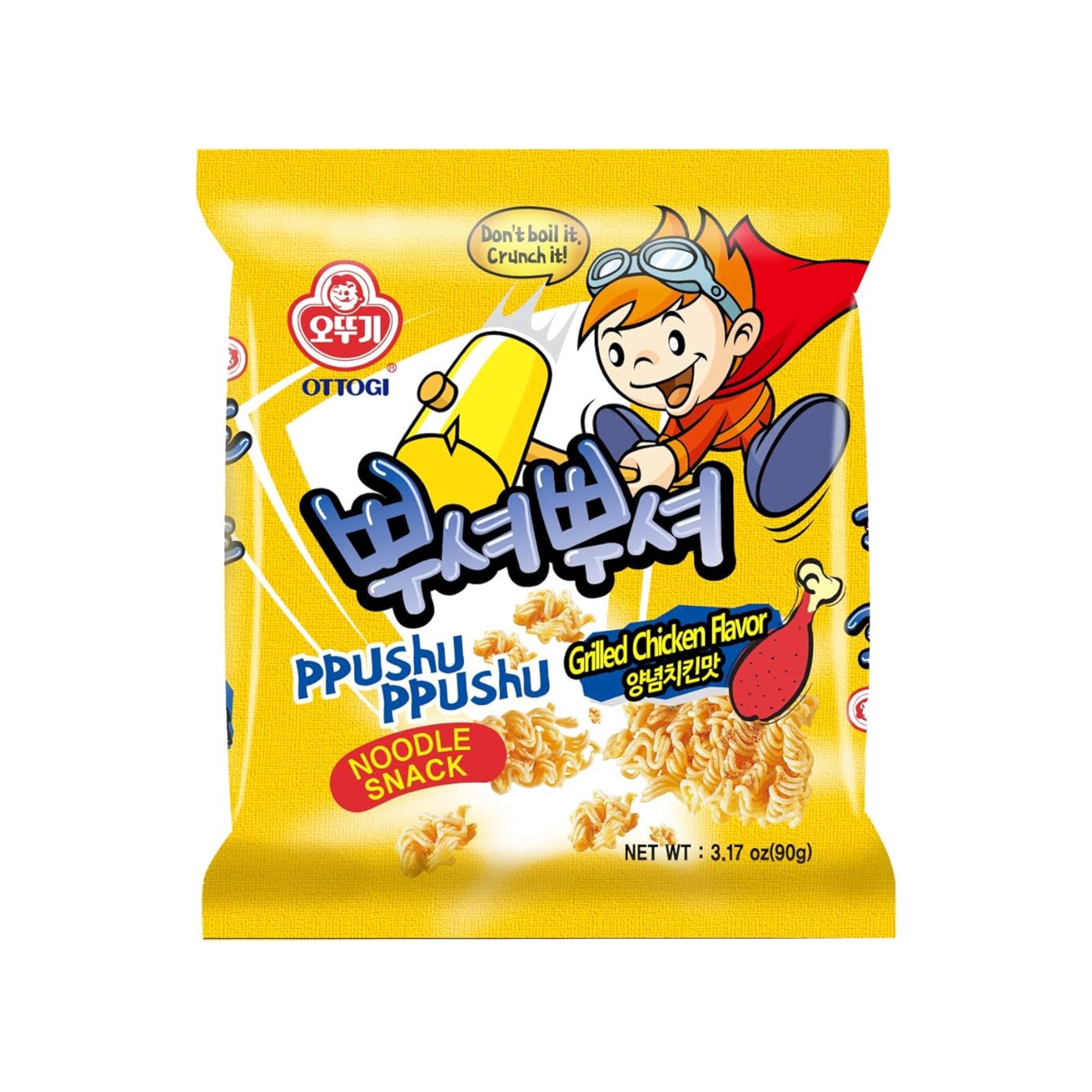 Ottogi Ppushu Ppushu Ramen Grilled Chicken Flavor (Korea)
