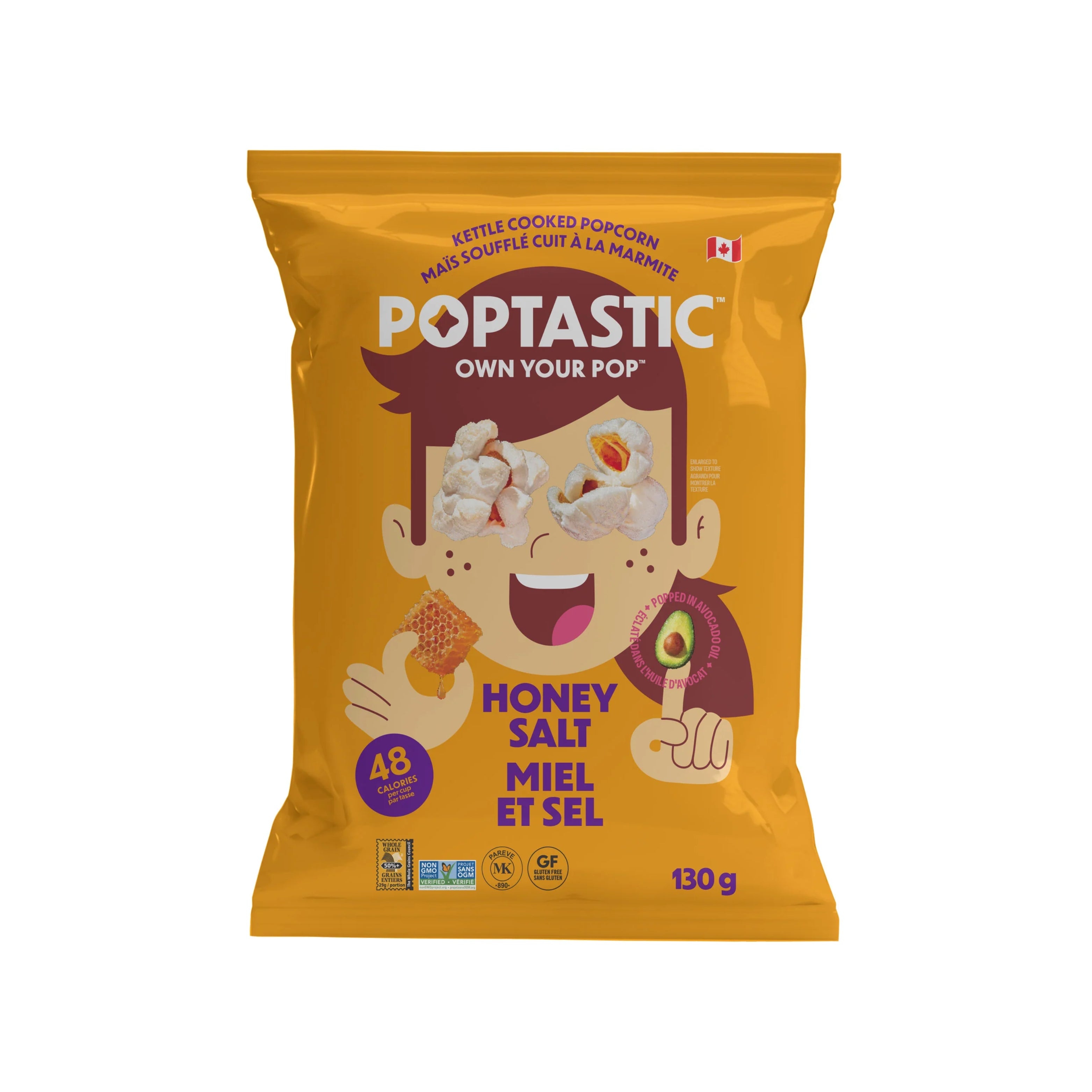 Poptastic Honey Salt Popcorn (Canada)