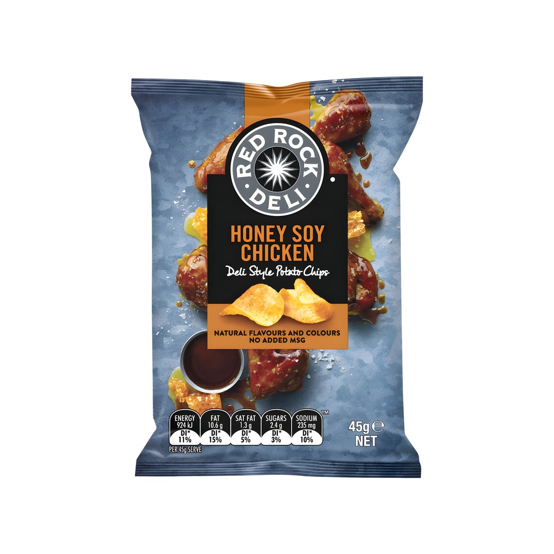 Red Rock Deli Honey Soy Chicken Chips (Australia)