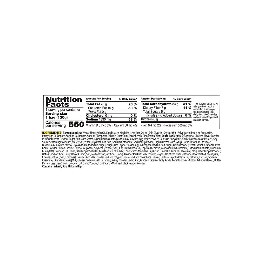 Samyang Buldak Carbonara (5 Packs) (Korea)