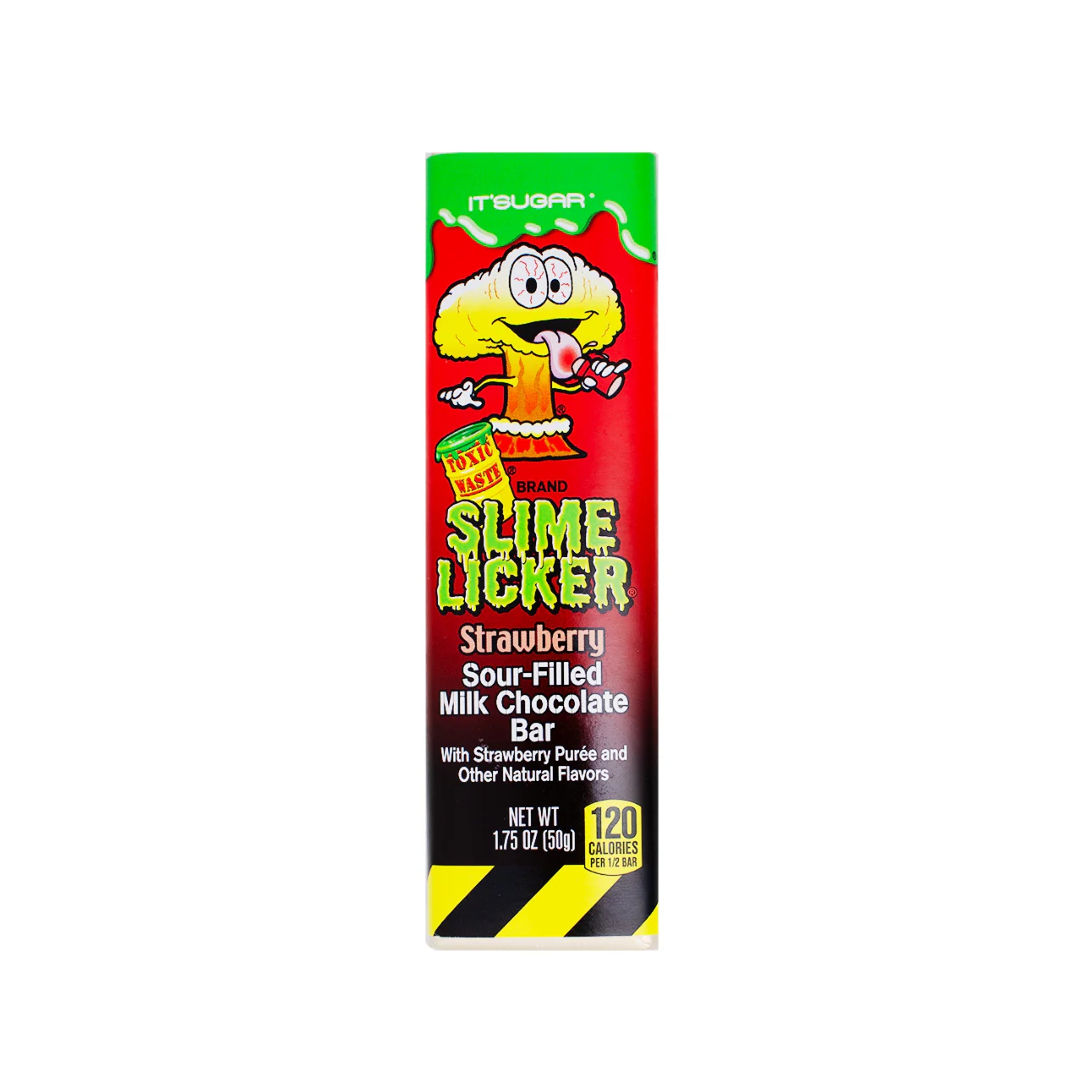 Toxic Waste Slime Licker Strawberry Chocolate Bar (US)