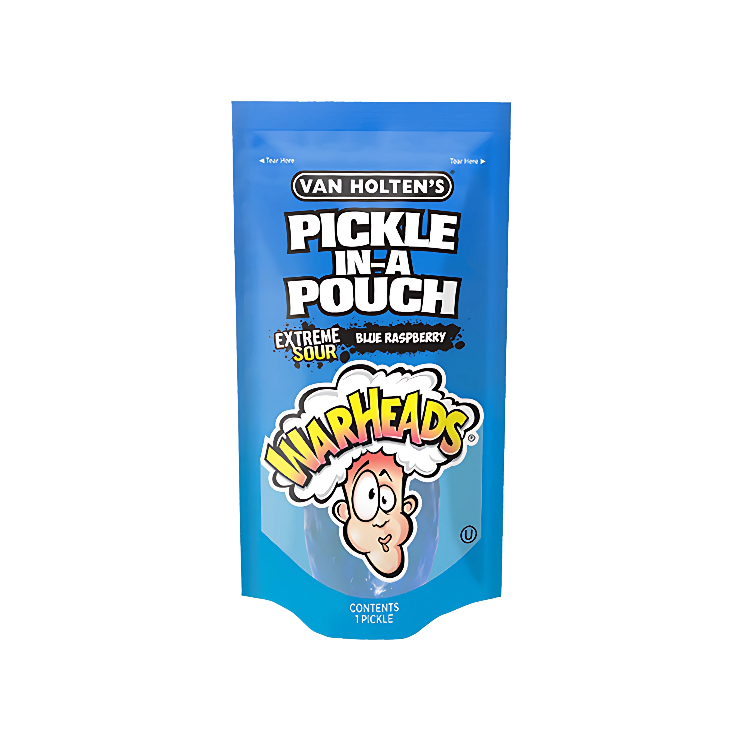Van Holten's Pickle in a Pouch Warheads Blue Raspberry (USA)
