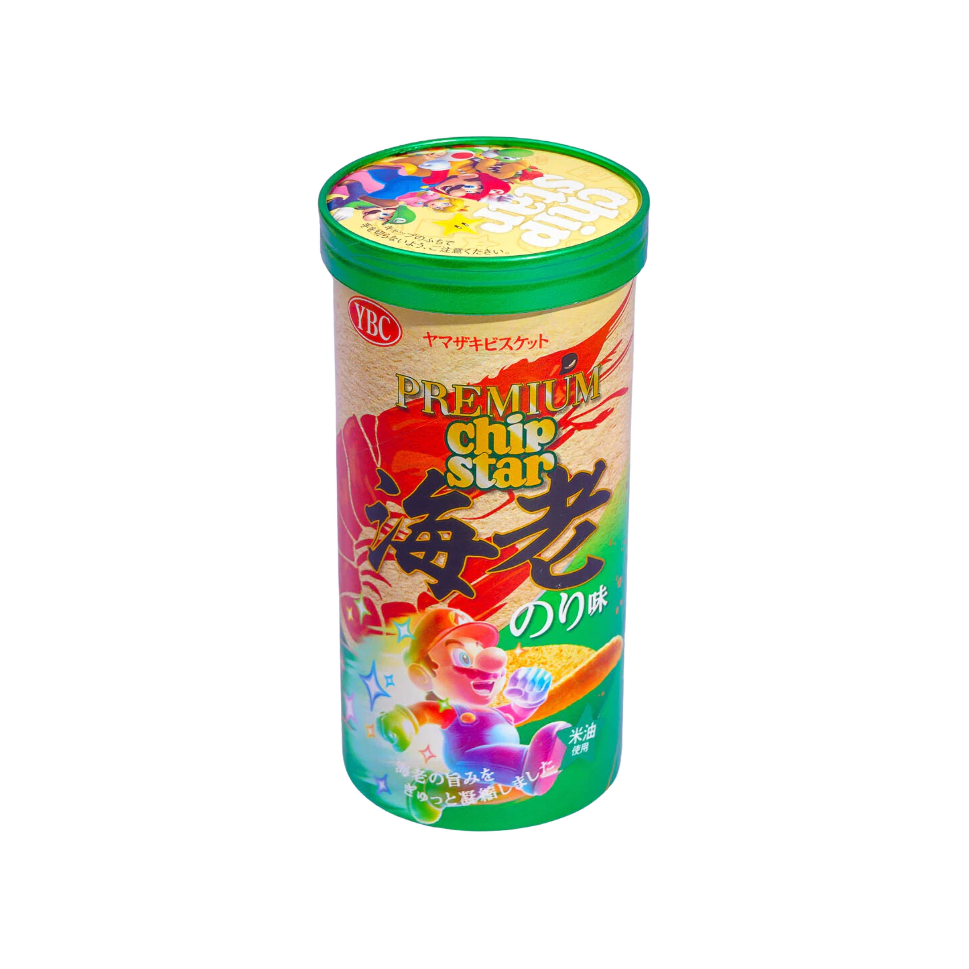 YBC Premium Chip Star Shrimp Nori - Super Mario Edition (1.58oz)(Japan