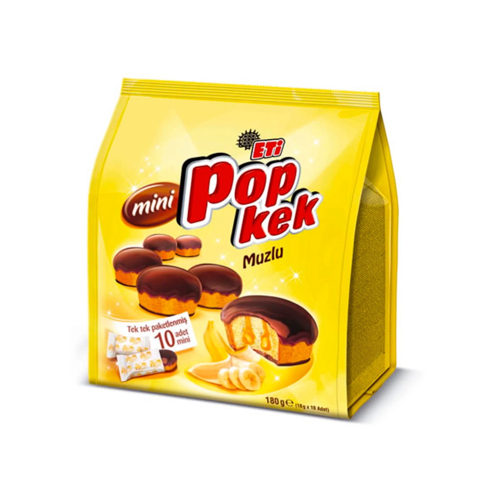 ETi Mini Pop Kek Banana - 8 pcs (Turkey)